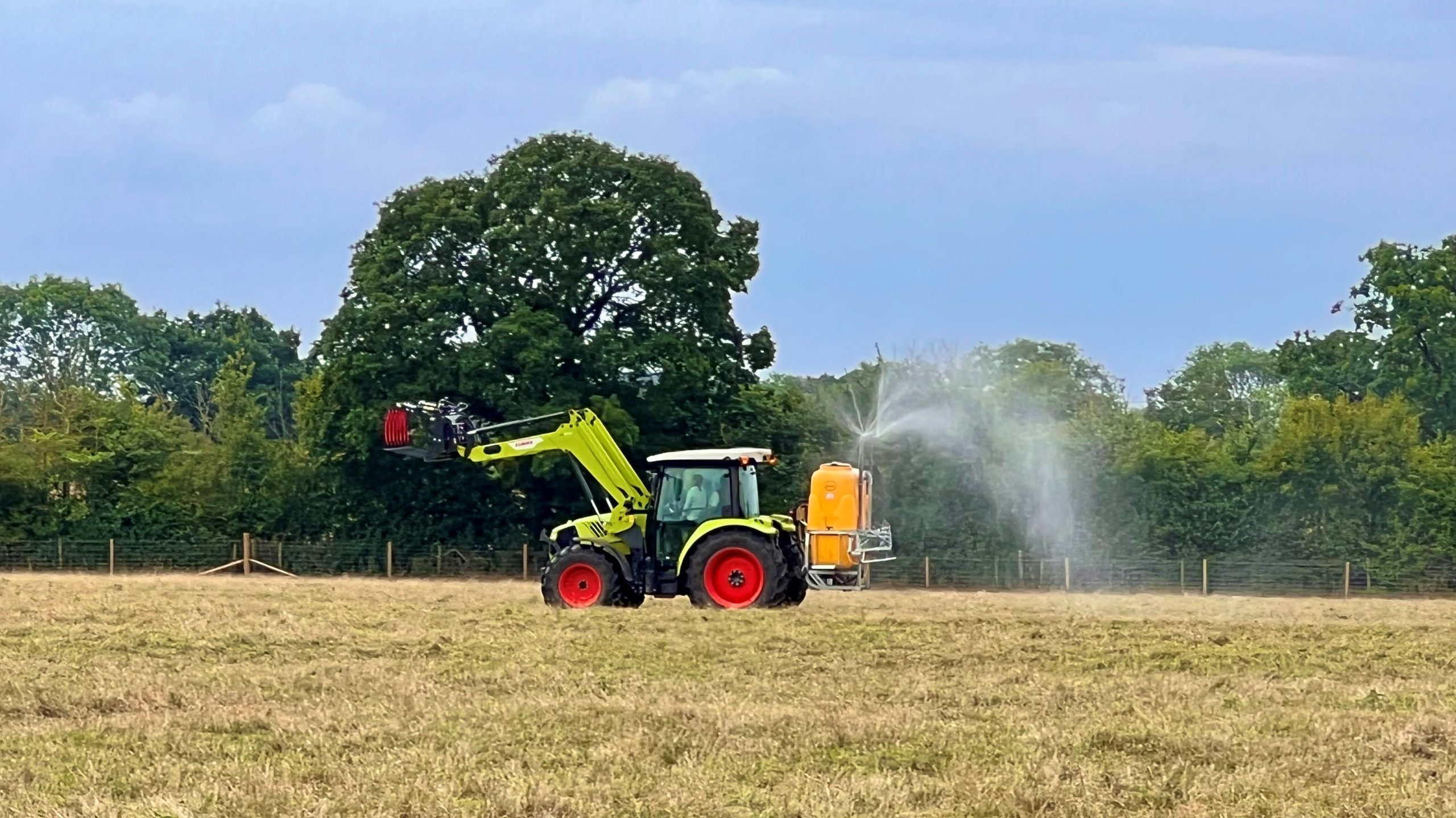 Spraying time for us! - Community Owned Land and Property Trust